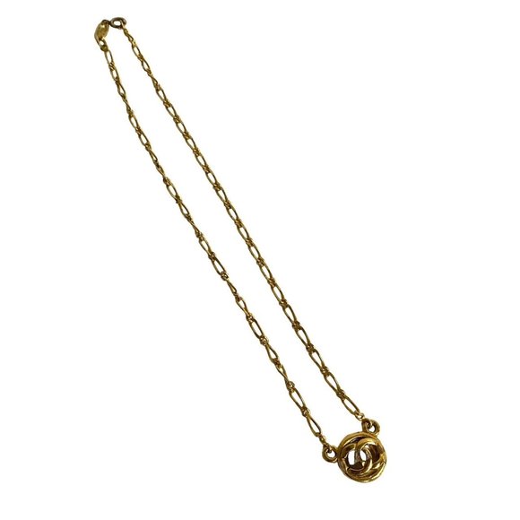 CHANEL | Jewelry | Chanel Coco Mark Chain Necklace Pendant Womens Mens ...